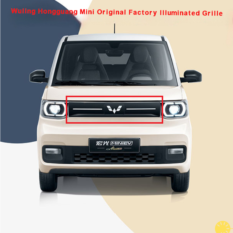 Wuling Mini Ev Macaron Illuminated Grille | Shopee Philippines