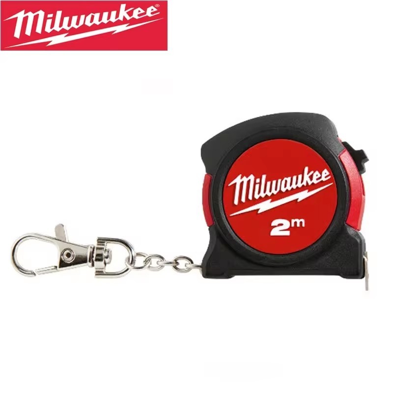 Milwaukee 48-22-5507 Mini Tape Measure 2M Compact Portable Keychain ...