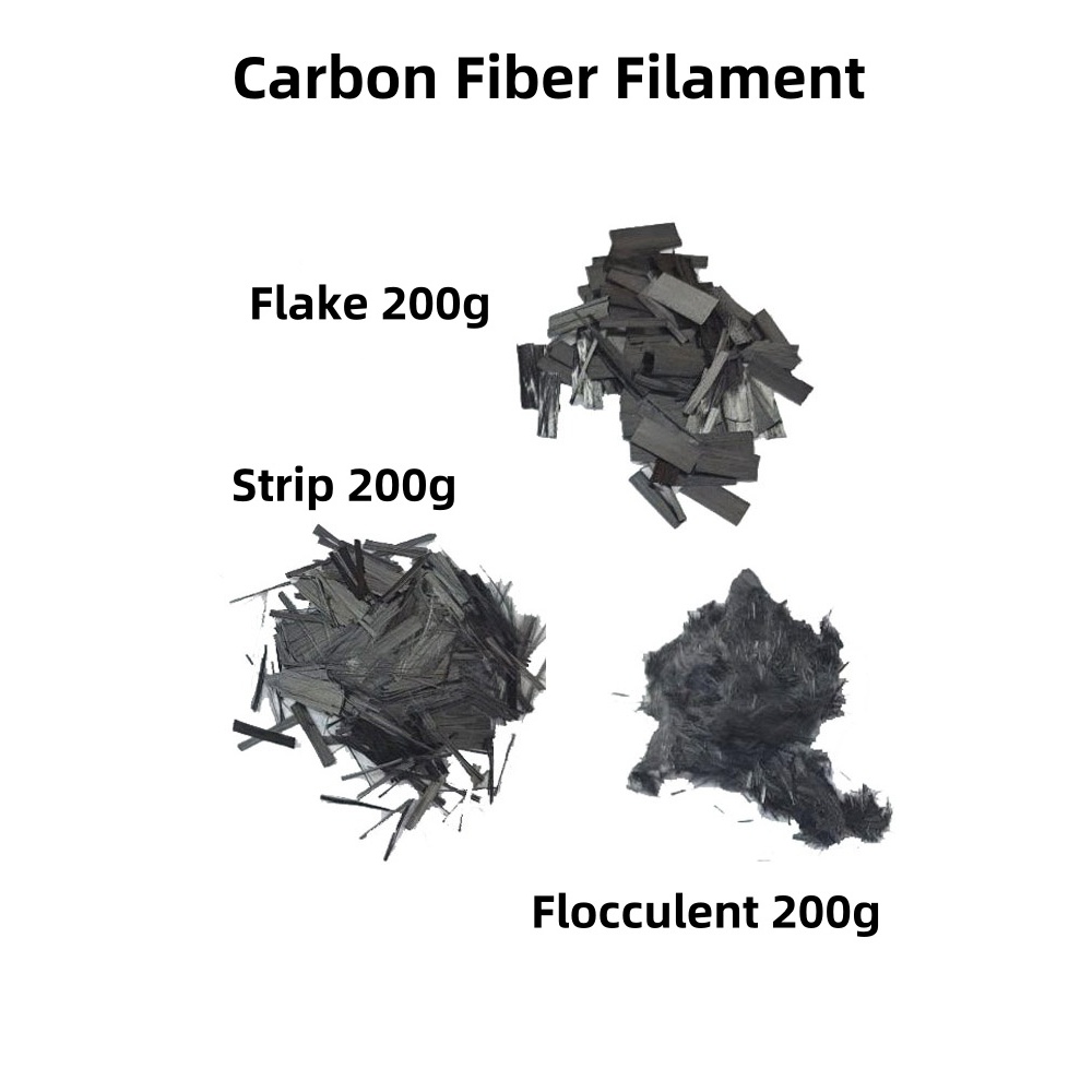 Flake/strip/flocculent carbon fiber high-strength carbon fiber filament ...