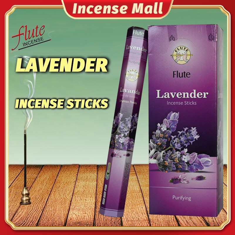 Flute Lavender Incense Sticks (20 Sticks Per Pack) | Shopee Philippines