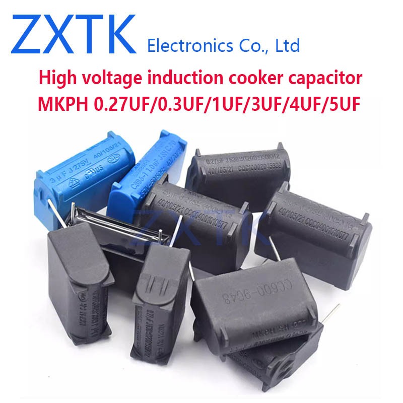 MKPH High voltage induction cooker capacitor 275V 630V 1200V 0.27UF/0.3UF/1UF/3UF/4UF/5UF High ...