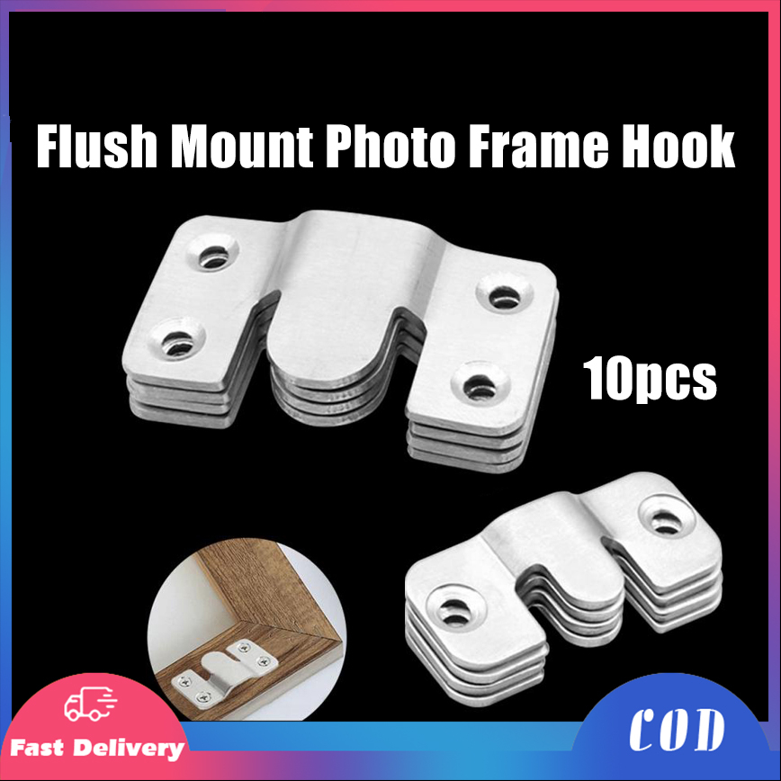 5 Pair Stainless Steel Photo Frame Hook Picture Frame Display Hanger ...