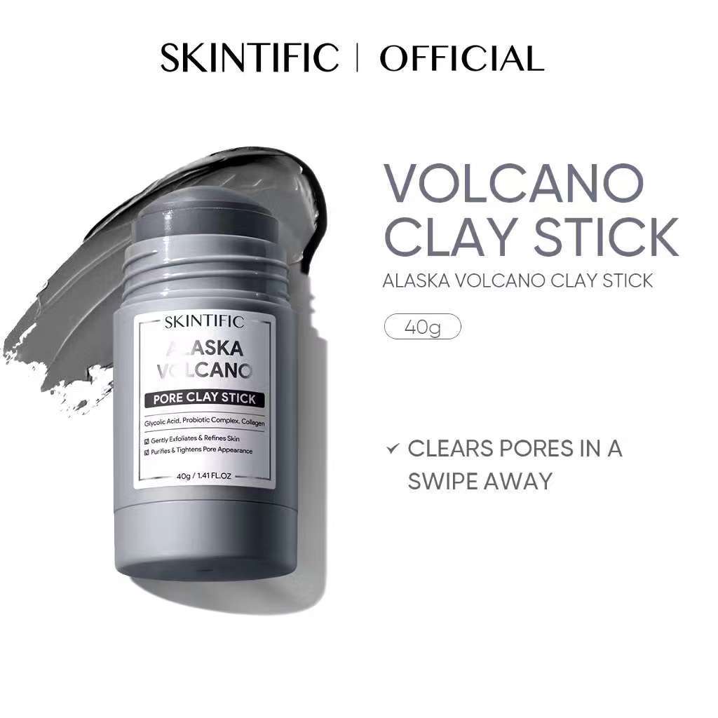 SKINTIFIC Alaska Volcano Reduce Blackheads Deep Pores Cleansing Clay ...