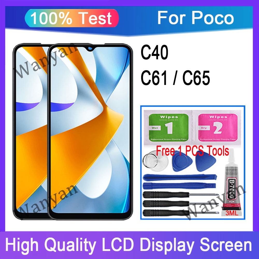 OEM For Poco C40 C61 C65 LCD Display Touch Screen With Frame ...