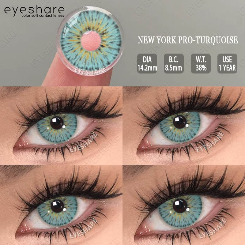 Eyeshare 1 Pair New York PRO Soft Color Contact Lens Eye Cosmetic Color ...