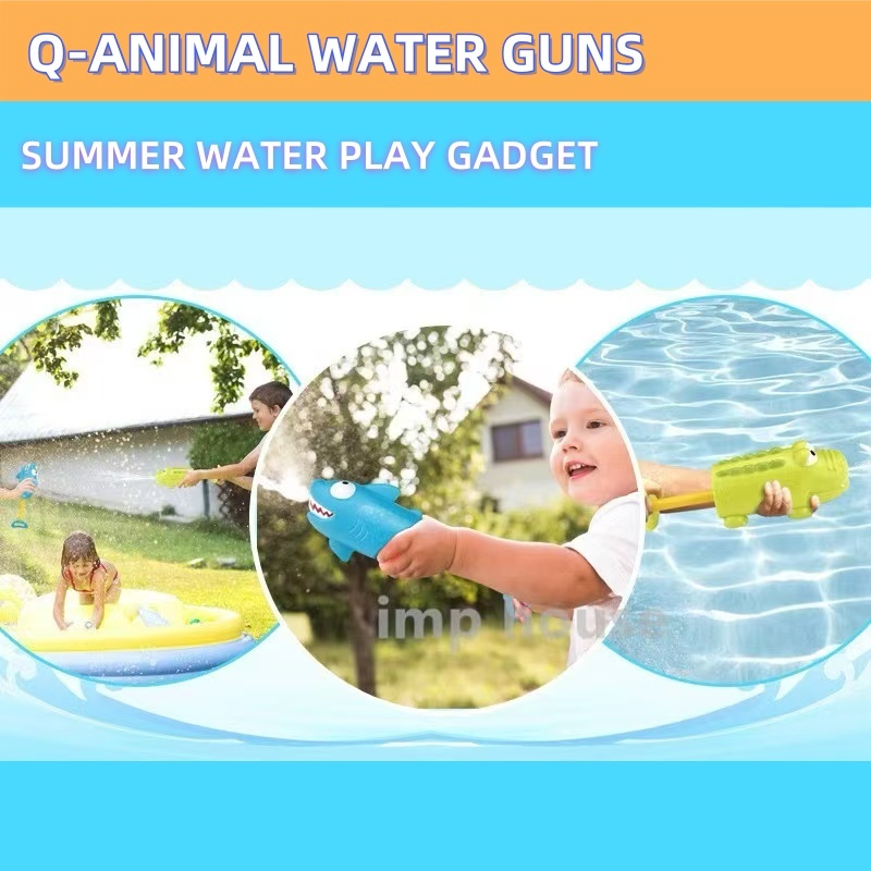 Water Gun Cute Cartoon Summer Beach Water Gun Bath Toy | Shopee Philippines