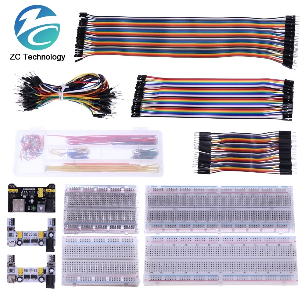 3.3V/5V MB102 Breadboard power module+MB-102 830 points Prototype Bread board for arduino kit ...