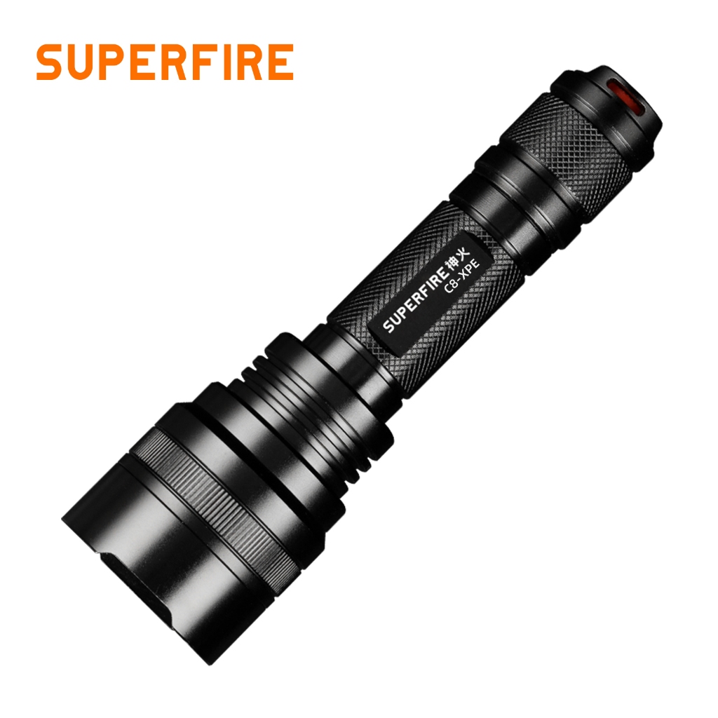 SUPERFIRE C8-XPE 5W Highlight Outdoor Torch Light Rechargeable ...
