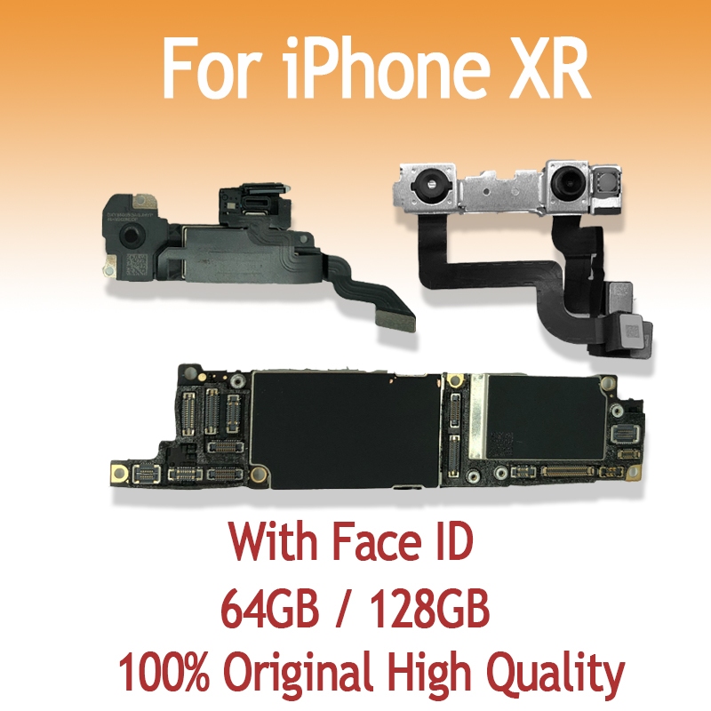 64GB 128GB 256GB Motherboard For iPhone XR With Face ID iOS Logic Board ...