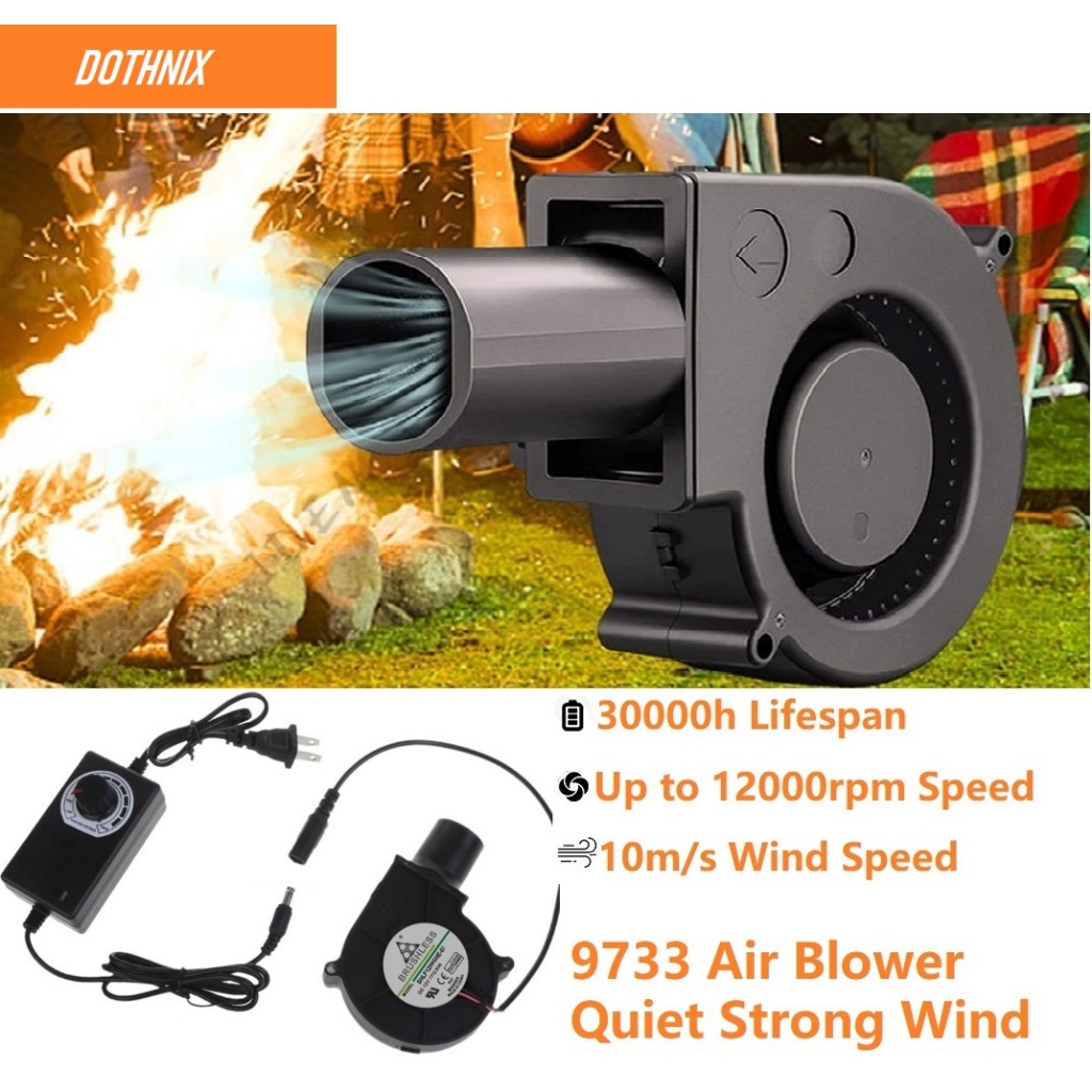 Blower Kalan Fan Controller, 12V AC Powered Household Fan, BBQ with ...