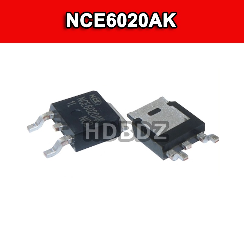 10~20pcs NCE6020AK TO-252 60V 20A Field Effect Management MOSFET IC ...