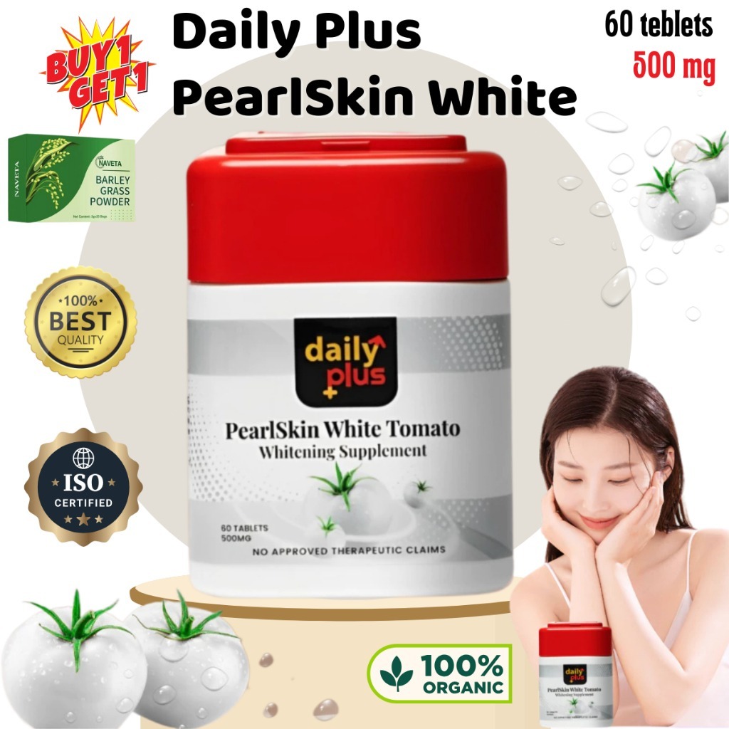 Daily Plus PearlSkin White Tomato WHITENING SUPPLEMENT Original ...