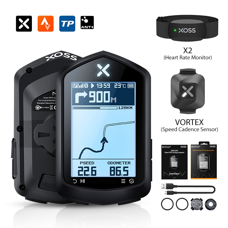 2024 Version XOSS NAV GPS Bike Computer Cycling Bicycle MTB Road ...