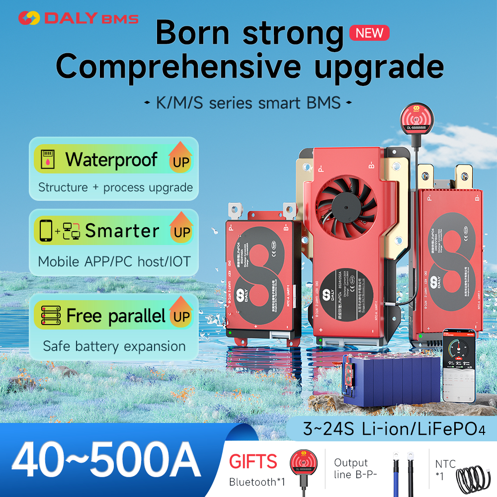DALY Smart BMS BT RS485 CAN Battery Management System 18650 battery Li ...