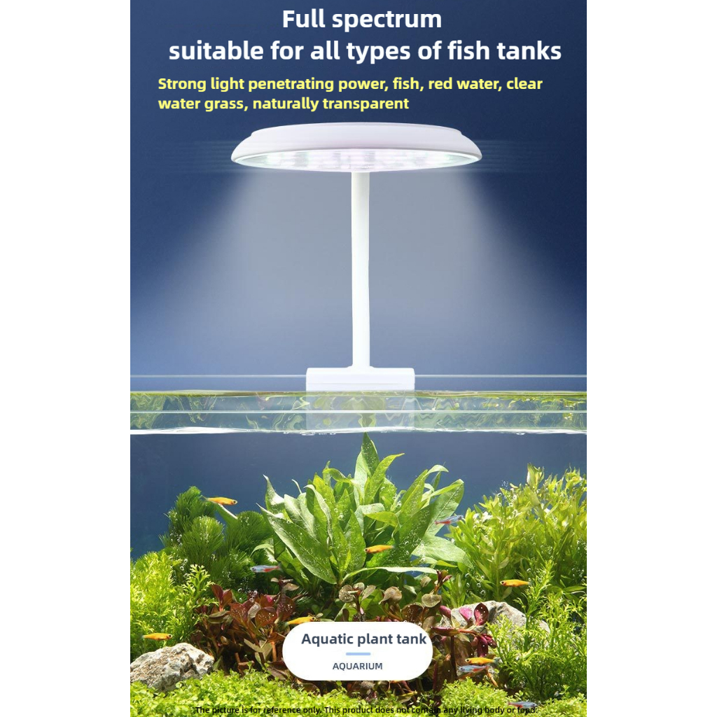 Aquarium Light Fish Tank Light LED Aquatic Plant Light Natural Light ...