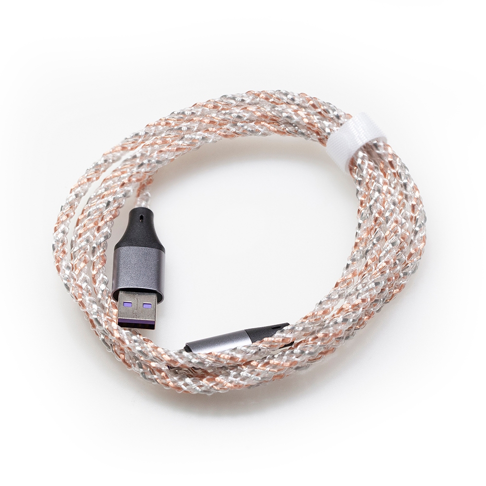 Everglide RGB Light Cable Flow Luminous Cable USB for Mechanical ...