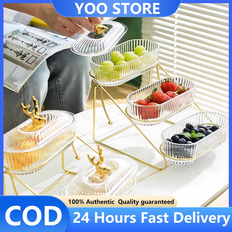 3Tier Dried Fruit Salad Tray With Rack Dried Fruit Salad Tray With Rack ...