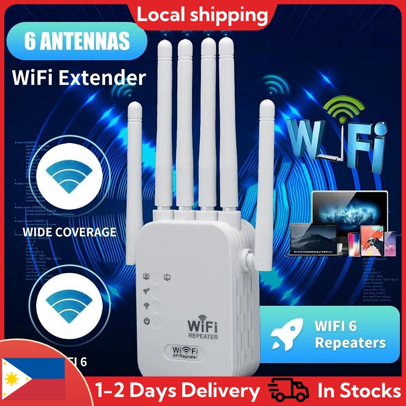 [Local Stock] 1200Mbps Wireless Wifi Repeater Multi-specification 6 ...