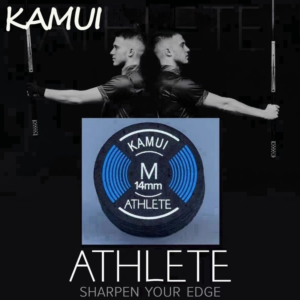 KAMUI Original ATHLETE Tip Made in Japan 14mm S/M/H for Pool Cue/ Carom ...