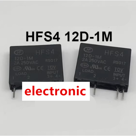 Hfs4-12d-1m 12VDC Solid State Relay JGC-4F-12D 4 Pins 2A | Shopee ...