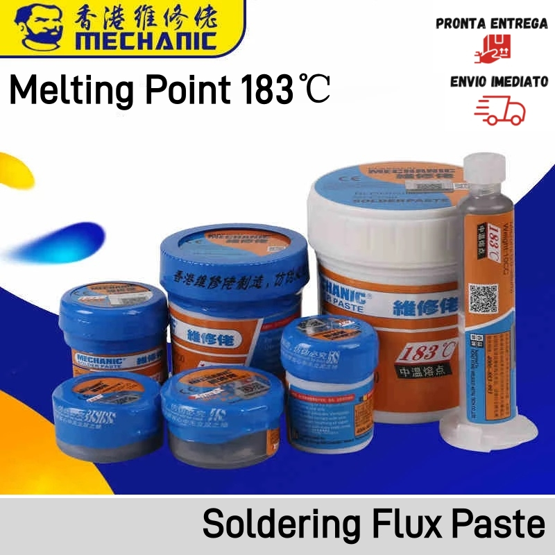 MECHANIC XG50 XGSP50 Sn63/Pb37 Solder Tin Paste Melting Point 183℃ Soldering Flux Paste For ...
