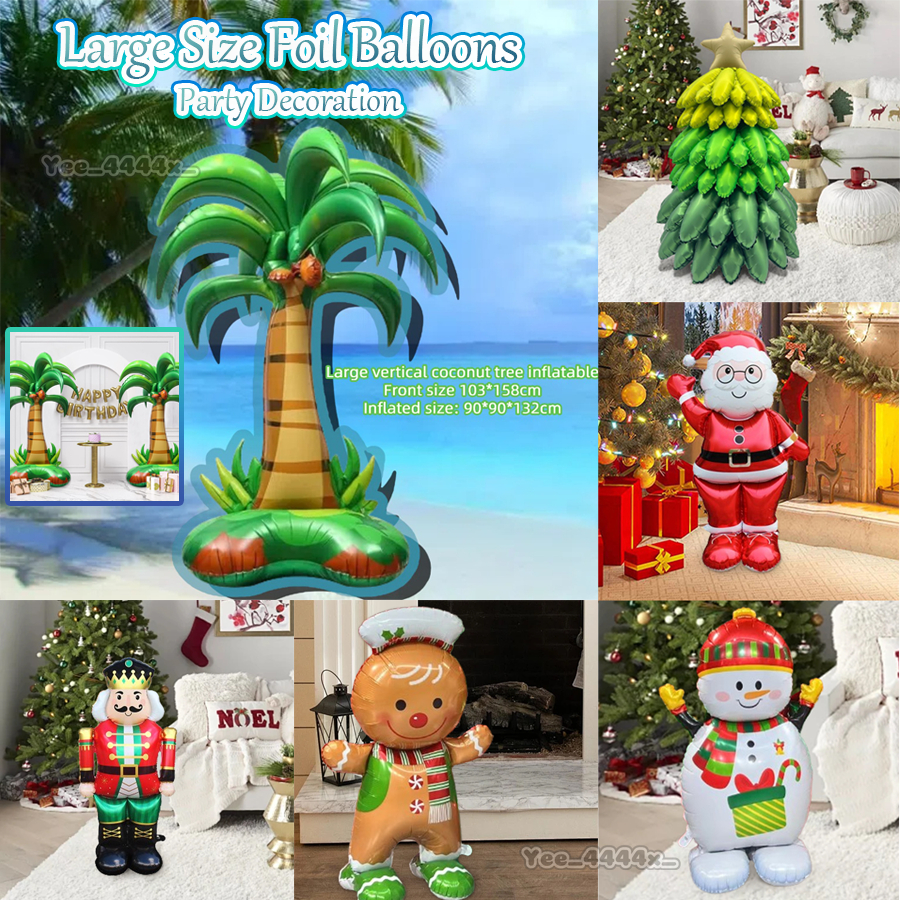 Foil Palm Trees Balloons Standing Foil Palm Tree Tropical Cartoon ...