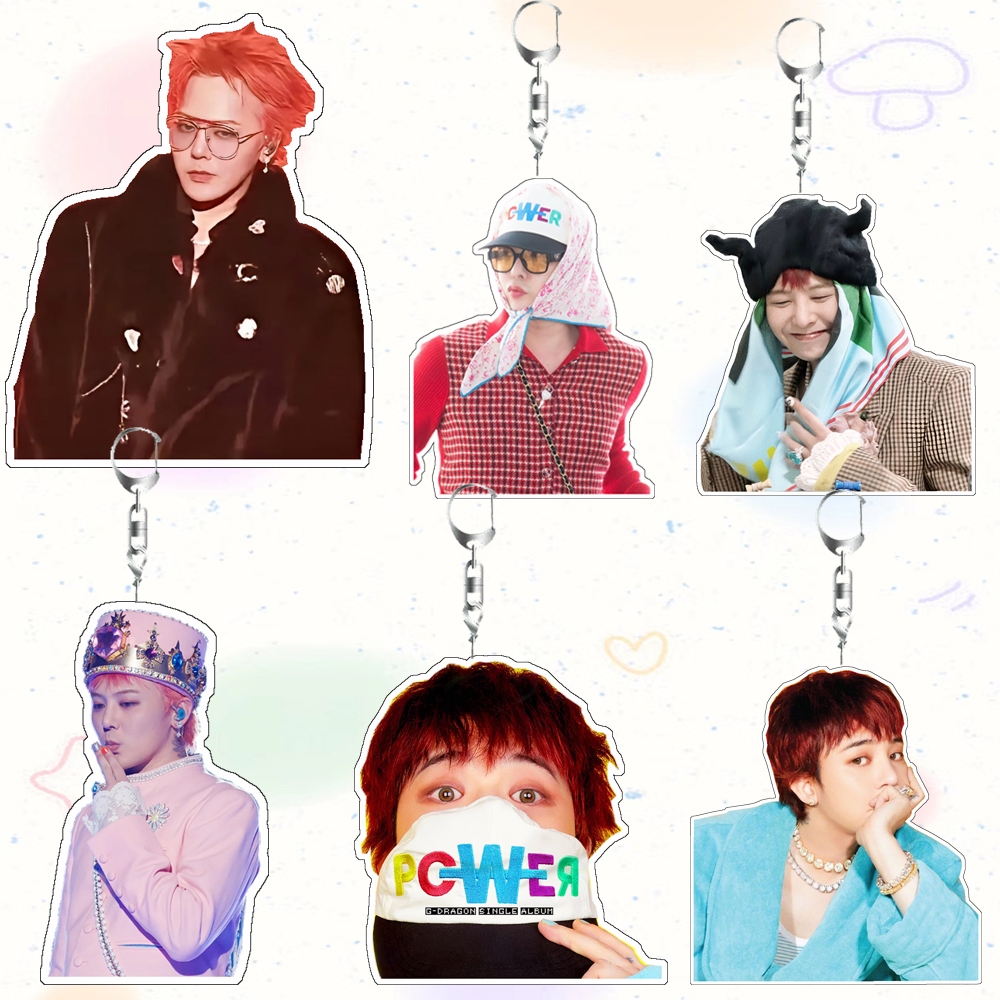 GD new album POWER BIGBANG student bag decoration pendant | Shopee ...