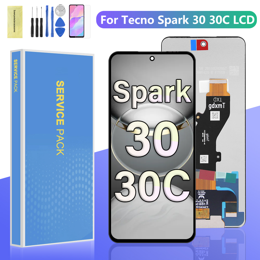 For Tecno Spark 30 30C LCD Display Touch Screen KL6 kl5 kl5n Digitizer ...