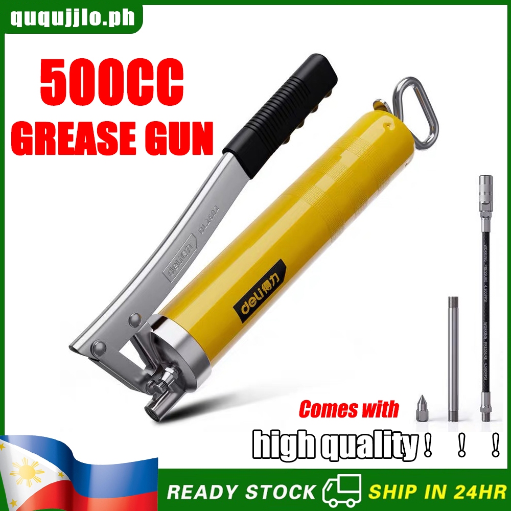 Professional Lever Action Grease Gun Kit Pressure Rod Type Manual 500cc ...
