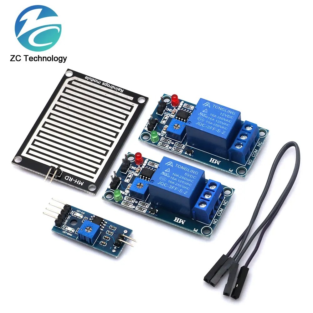 Snow Raindrops Detection Sensor Module Rain Weather Module Humidity For ... Snow Raindrops Detection Sensor Module Rain Weather Module Humidity For ...