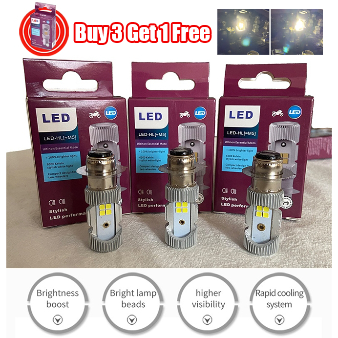 LED HEADLIGHT BULB T19/1LEG- Beterry Operated | Shopee Philippines