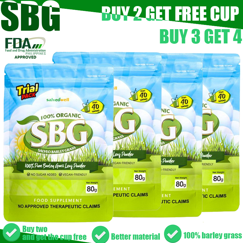 SBG salveo organic barley grass powder Organic Food Supplement 80 Grams ...