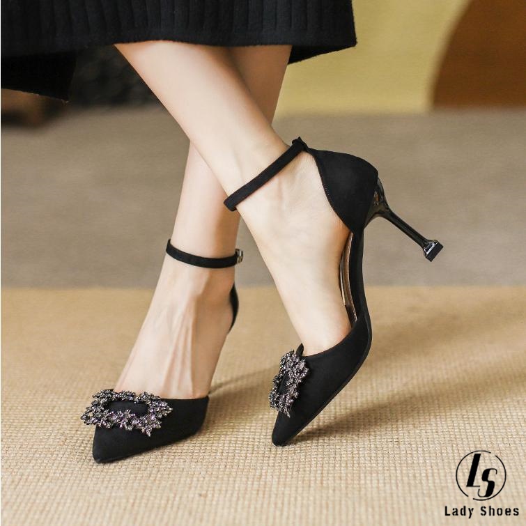 [LS] Korean Fashion Pointed Heels for Women Stiletto Sandals Office ...
