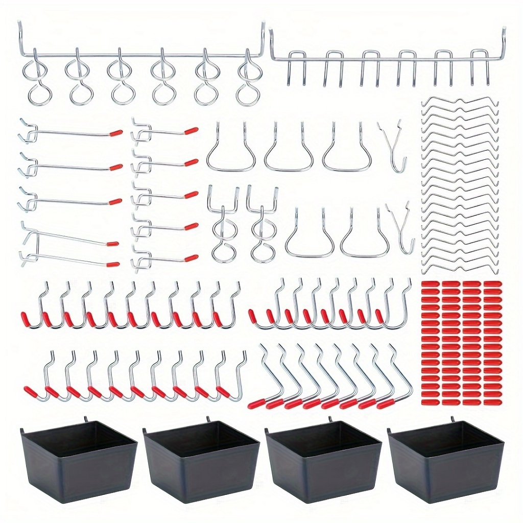 96pc PegBoard Hook Set Pegboard Accessories Organizer Kit | Shopee ...
