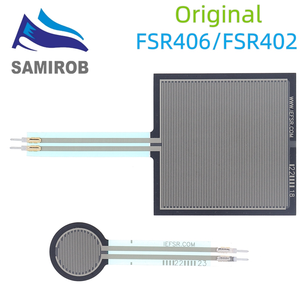 FSR402 FSR406 Pressure Force Sensor FSR 402 Sensitive Resistor 100g to ... FSR402 FSR406 Pressure Force Sensor FSR 402 Sensitive Resistor 100g to ...