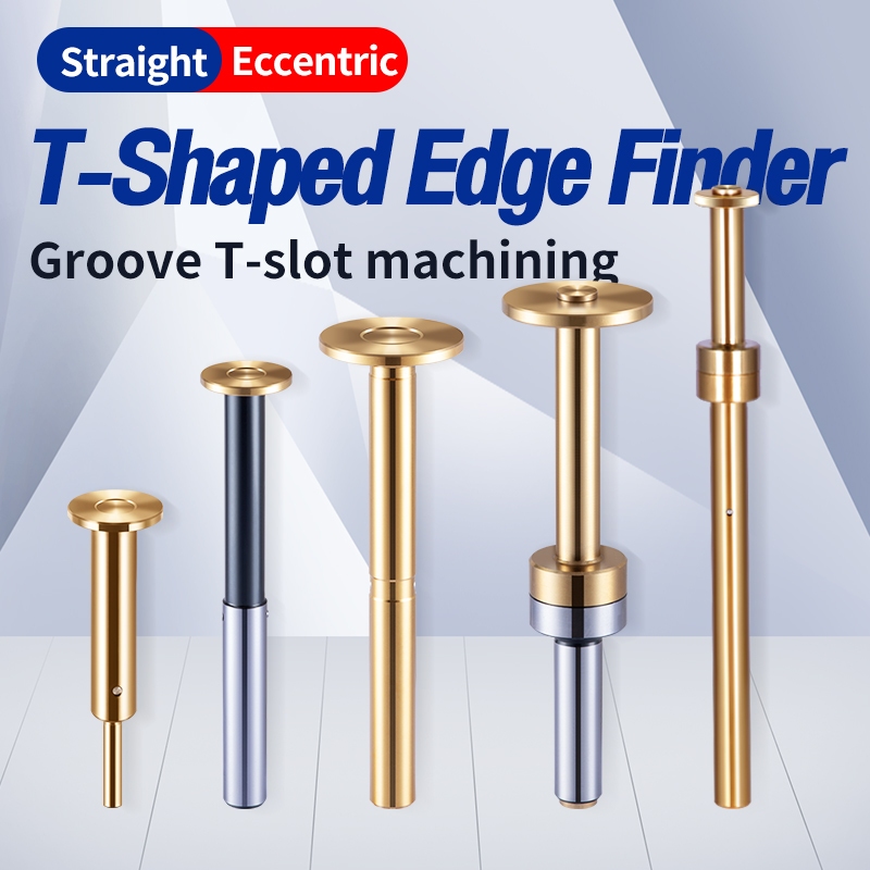 High-precision T-probe Edge Finder Titanium-plated and Hardened T-slot ...