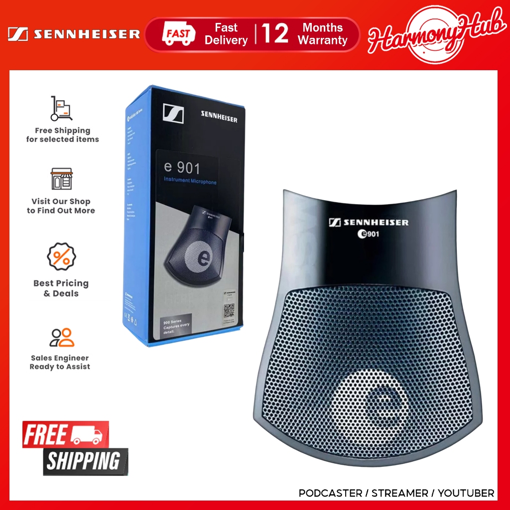 Sennheiser E901 Professional Interface Microphone Drum Microphone ...
