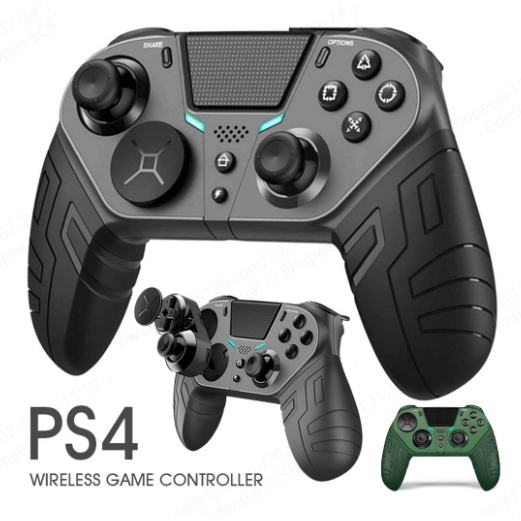 PS4 Wireless Controller Dual Vibration Bluetooth Gamepad Programmable ...