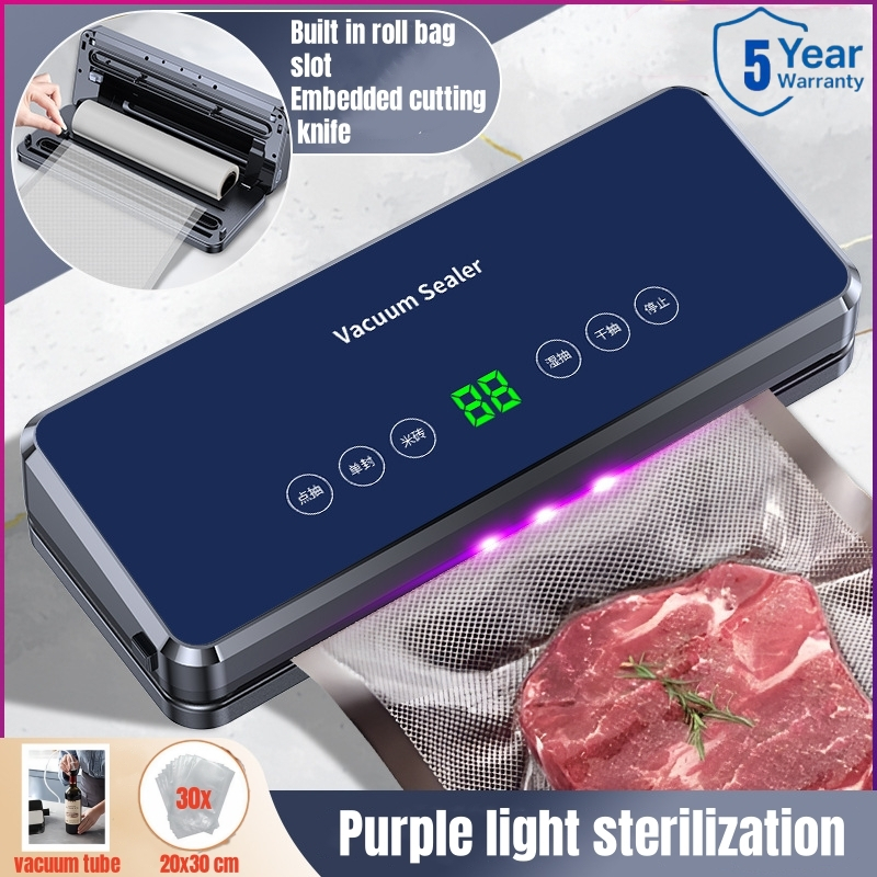Automatic vacuum compression food sealing machine, household plastic ...
