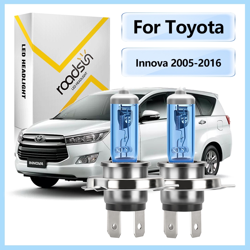 【Fit For Toyota Innova 2005-2016】Super White Halogen Car Headlight ...