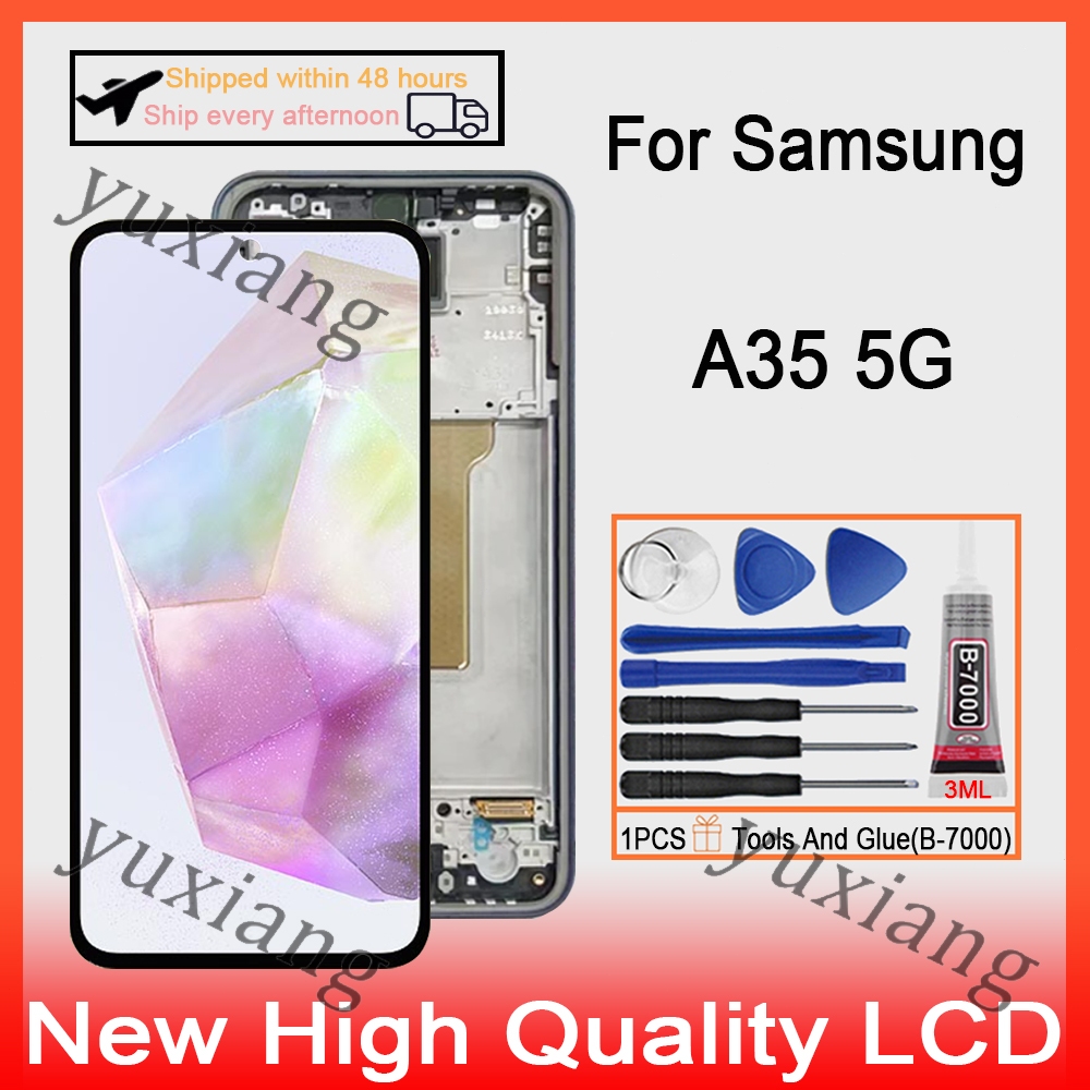 AMOLED OLED TFT For Samsung Galaxy A35 5G LCD Display Touch Screen With ...