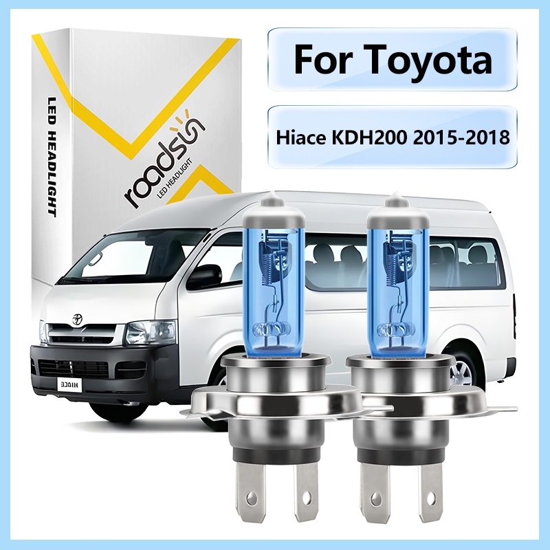 【Fit For Toyota Hiace KDH200 2015 2016 2017 2018】Super White Halogen ...