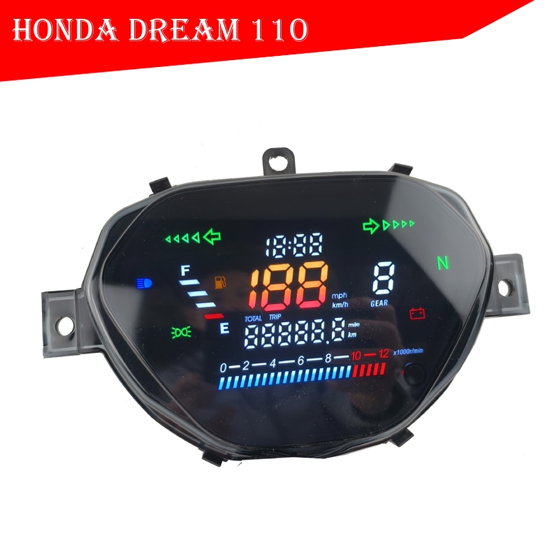 Digital Meter Odometer Tachometer For Honda Ex5 110 Super Cub Dream 110 ...