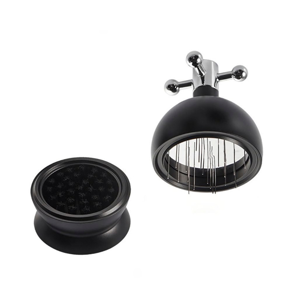 Hemisphere needle type powder dispenser with dual bearings that can ...