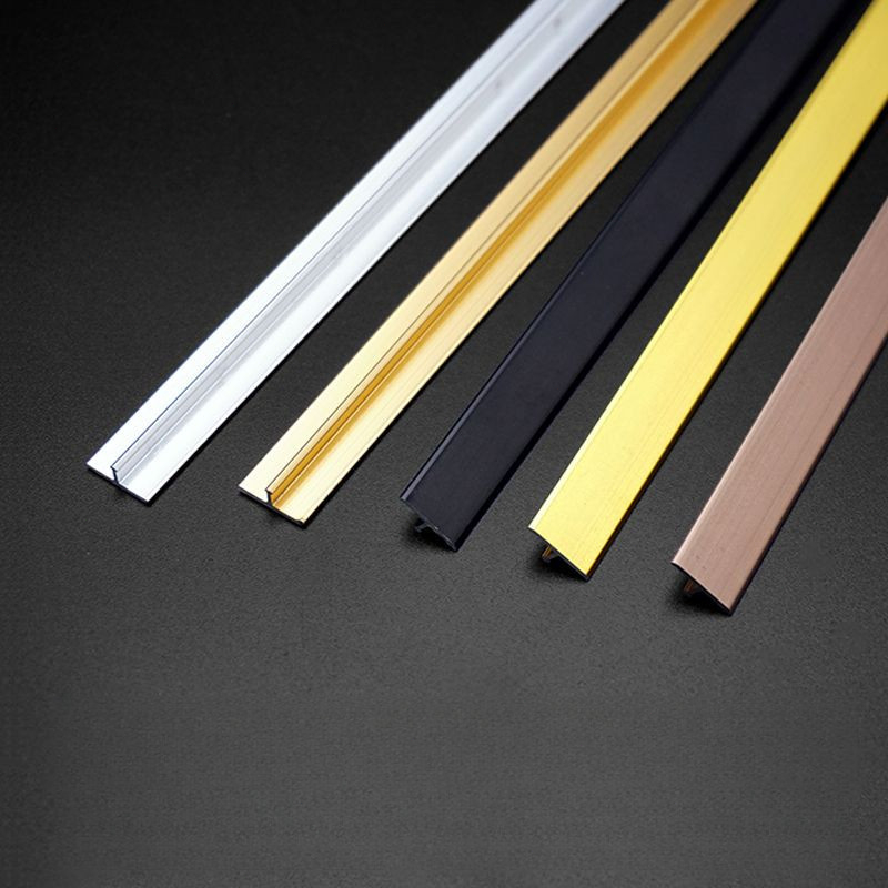 Modern aluminum alloy T-shaped decorative strip, embedded floor closure ...