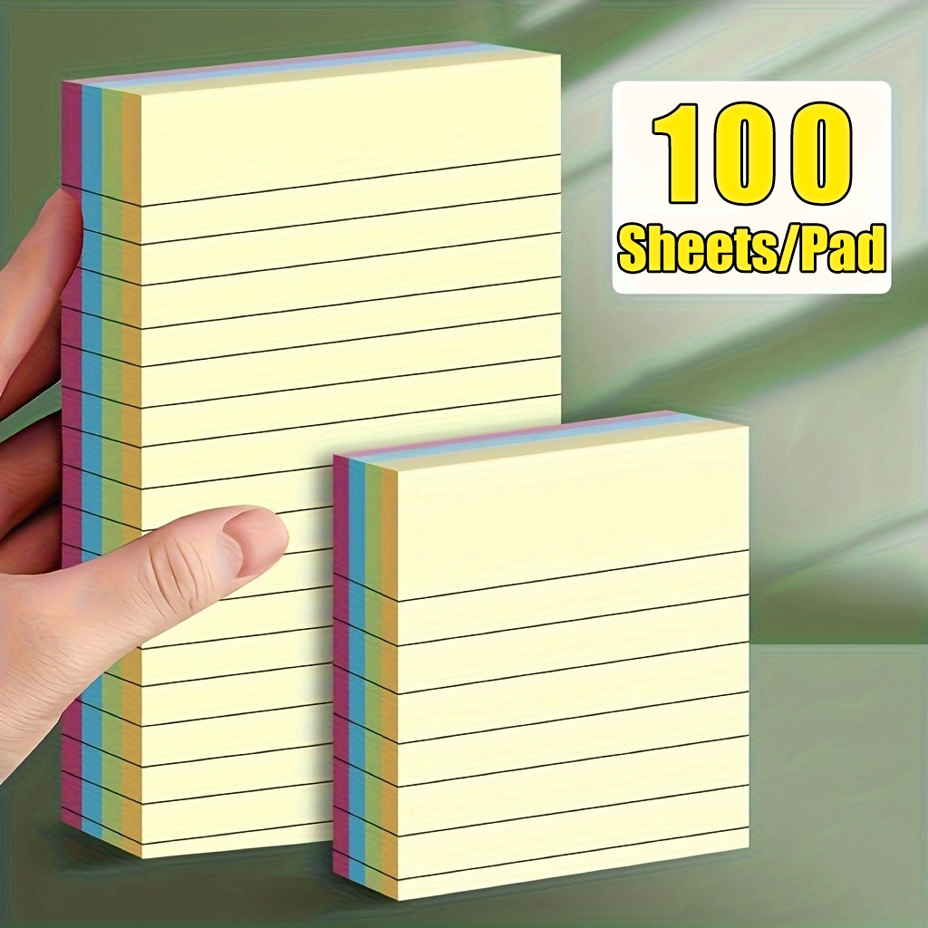 Line Sticky Notes Colored Memo Pad Message Board Paper Student ...