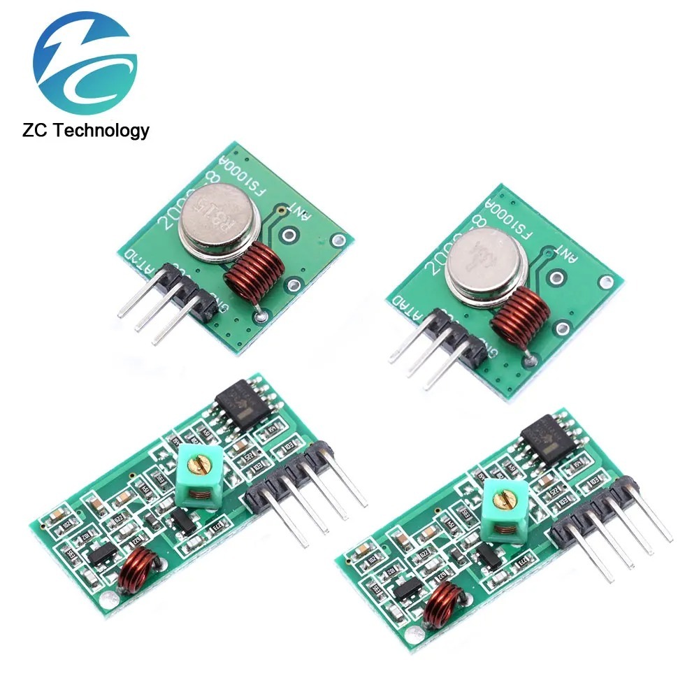 Smart Electronics 433Mhz RF transmitter and receiver Module link kit For arduino/ARM/MCU WL diy ...