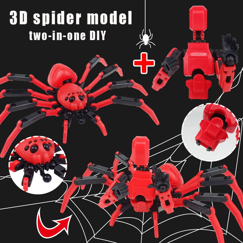 3D joint mobilitiy spider model T13 Dummy Lucky 13 Action Figure,free ...