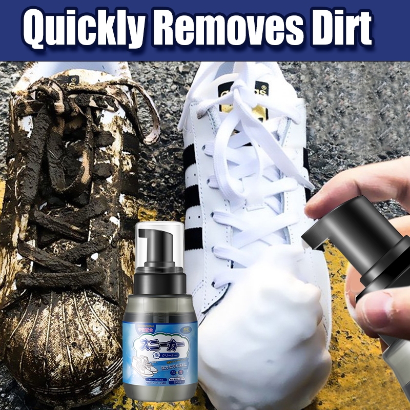 Original Japan White Shoe Cleaner Foam Cleaner for White Shoes 300ml ...