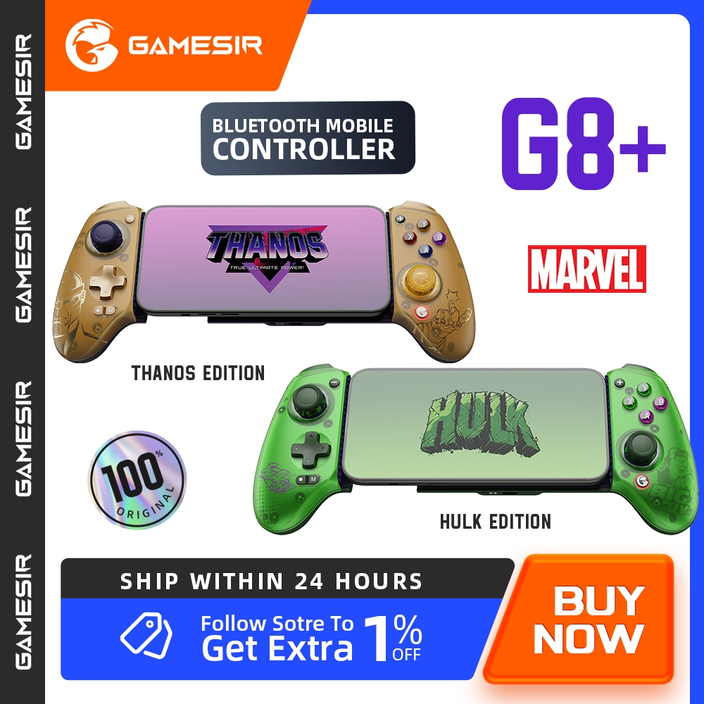 GameSir G8 Plus Thanos Game Controller, Bluetooth, Limited Edition, Mobile Game Controller ...